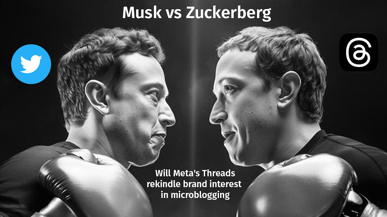 Zuckerberg vs Musk: Will Meta’s ‘Threads’ rekindle brand interest in ... Zuckerberg vs Musk: Will Meta’s ‘Threads’ rekindle brand interest in ...