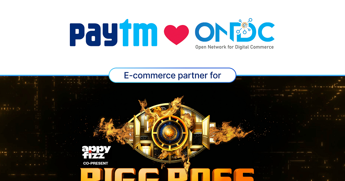 Paytm se ONDC is the ecommerce partner for Bigg Boss season 17 ... Paytm se ONDC is the ecommerce partner for Bigg Boss season 17 ...
