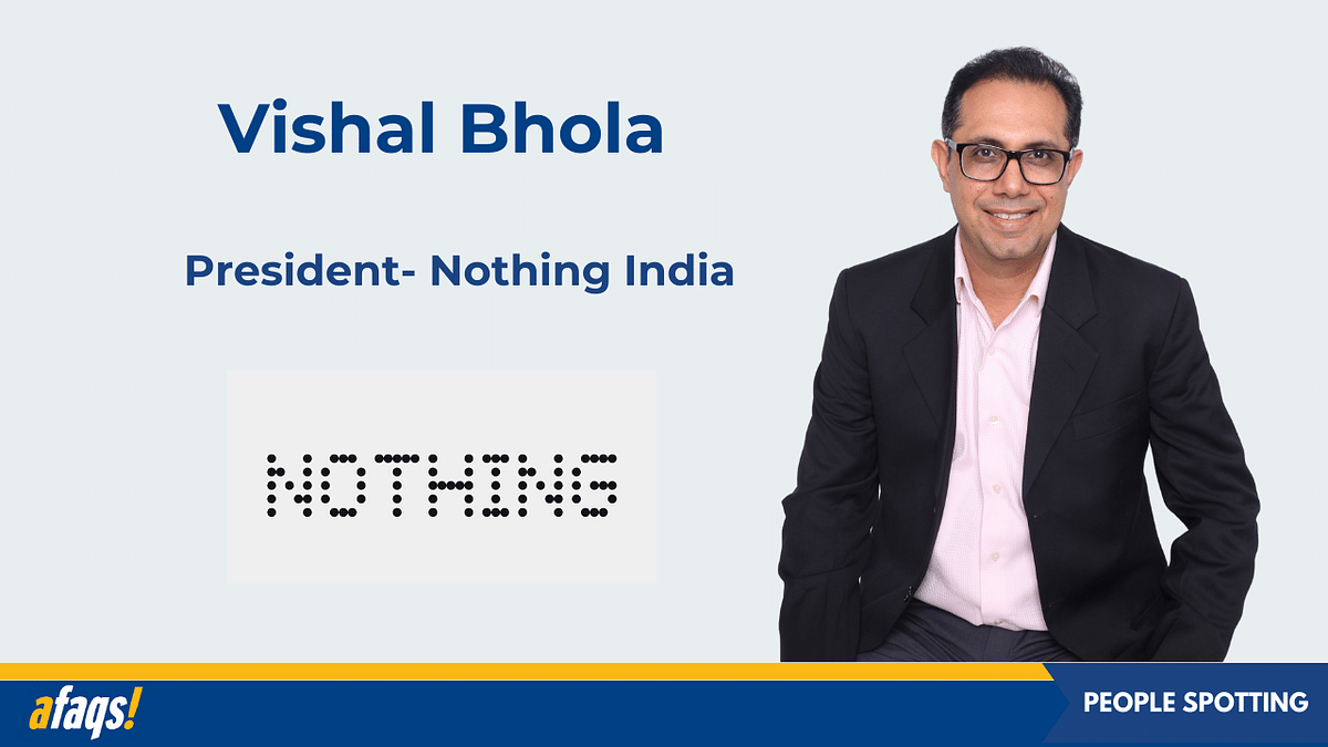 Nothing ropes in Vishal Bhola as president for India business Nothing ropes in Vishal Bhola as president for India business