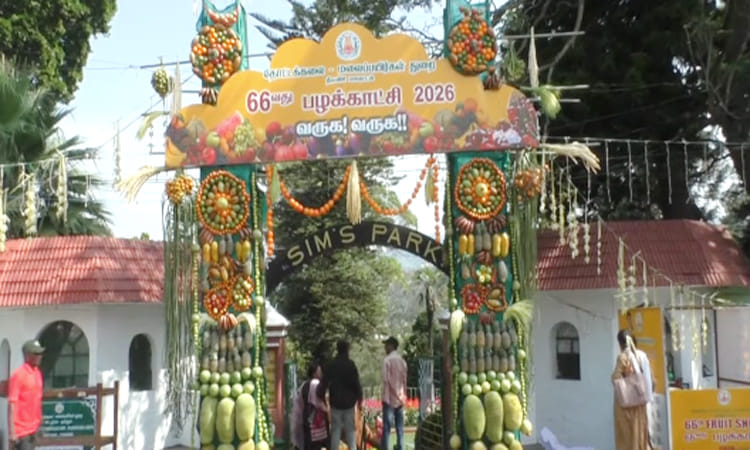 குன்னூர் சிம்ஸ் பூங்காவில் 66-வது பழக்கண்காட்சி இன்று தொடக்கம் | 66th ...
