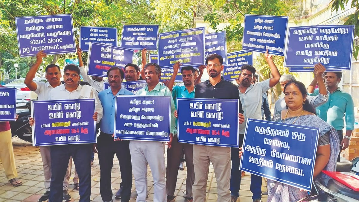 Tamil Nadu: Talks fail, govt doctors warn of intensified stir
