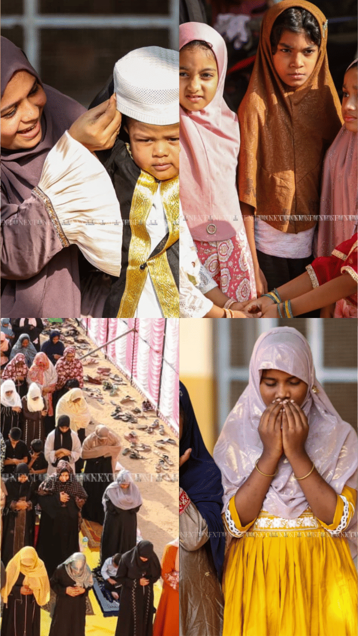 IN PICS | Devotees gather for Bakrid prayers at Don Bosco School, Broadway