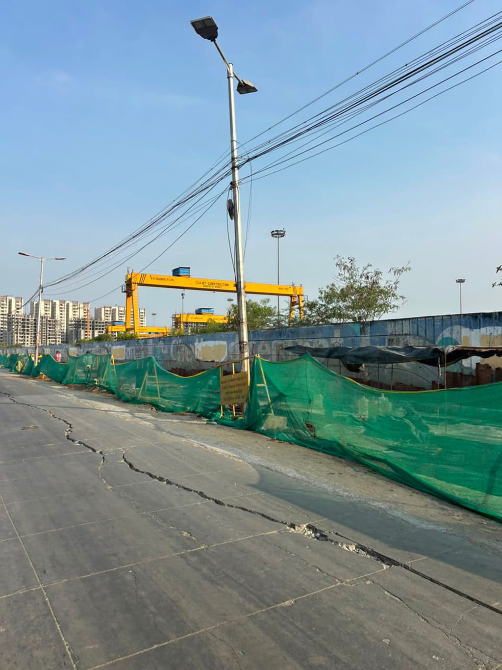 Chennai: SWD, sewage pipe works on OMR’s Nookampalayam Link Road leave ...