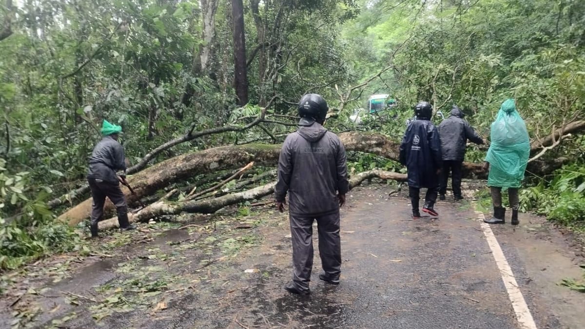 Heavy rains affect normal life in Valparai