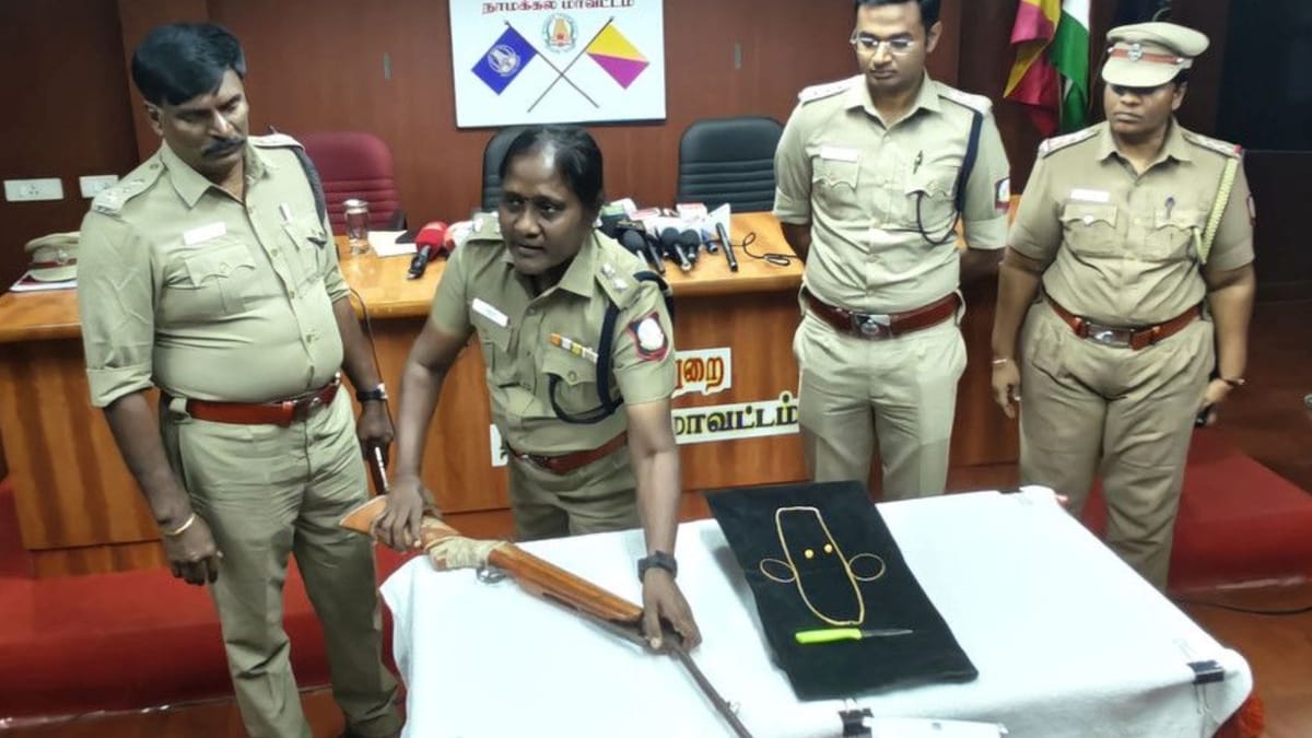 Two held for robbing woman in Namakkal