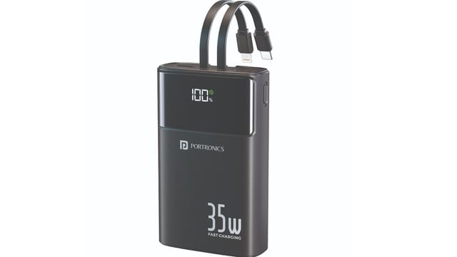 DT Next Tech | Portronics launches Titan 35, a heavy duty power bank ...
