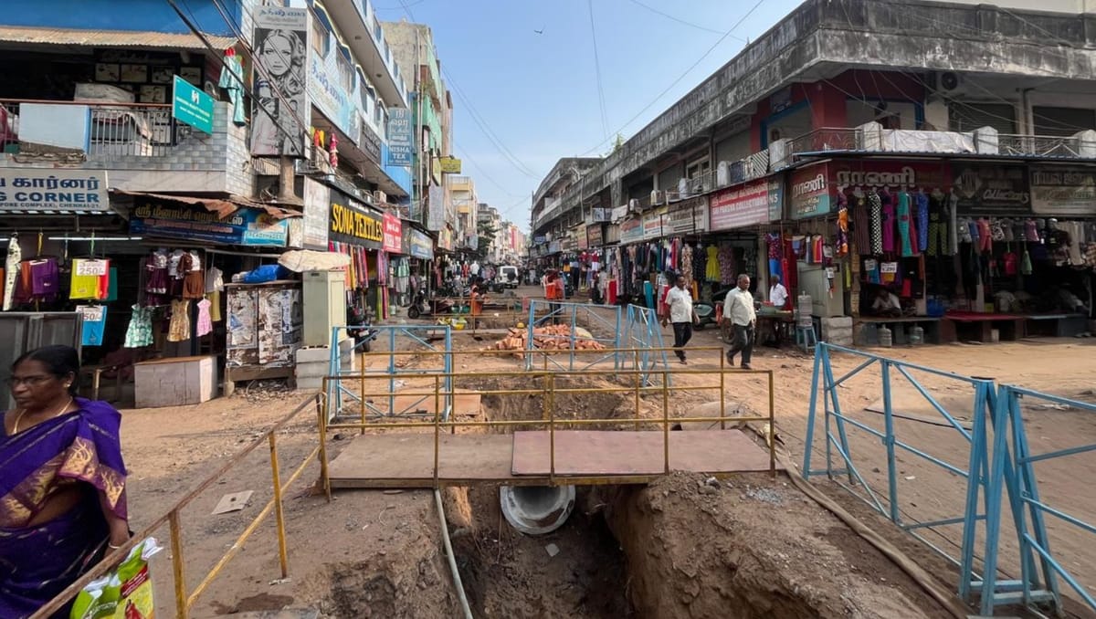 Delay in completion of pedestrian plaza on MC Road hits trade, jobs in ...