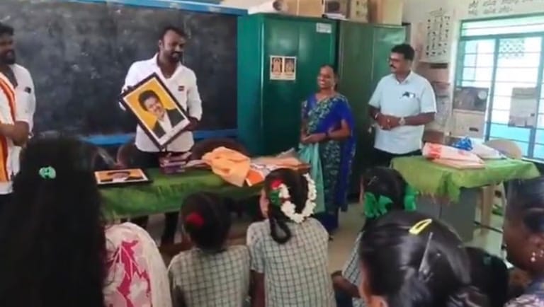 TVK functionary expelled after viral reel shot inside school classroom