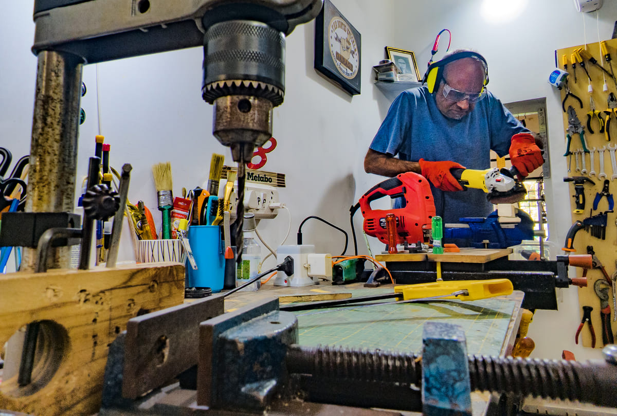 At 72, Chennai DIY enthusiast teaches adults the art of using tools