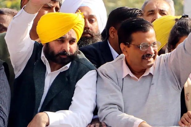 Punjab: AAP celebrates as it wins over 690 wards, counting of votes for ...