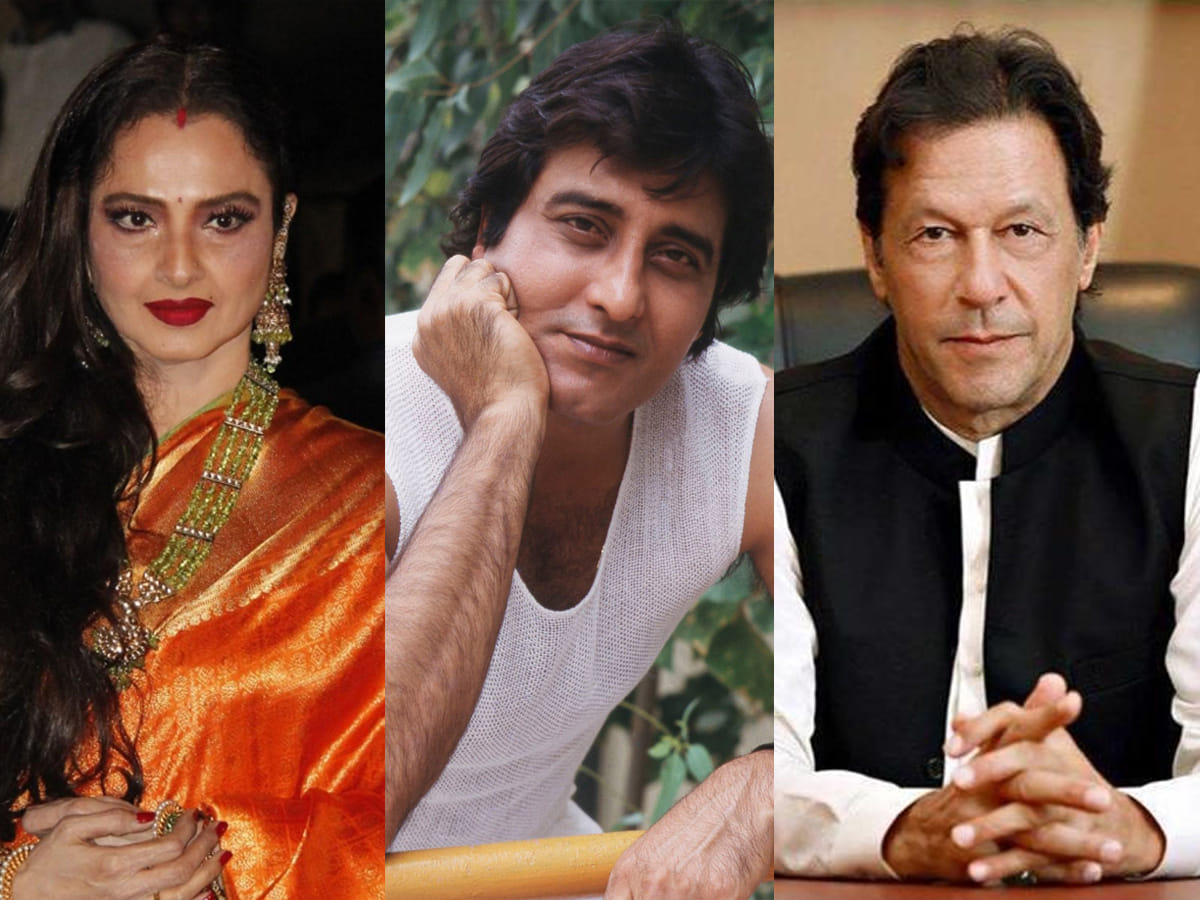 India-Pakistan nostalgia: Imran Khan, Rekha, Vinod Khanna's 1989 dance ...