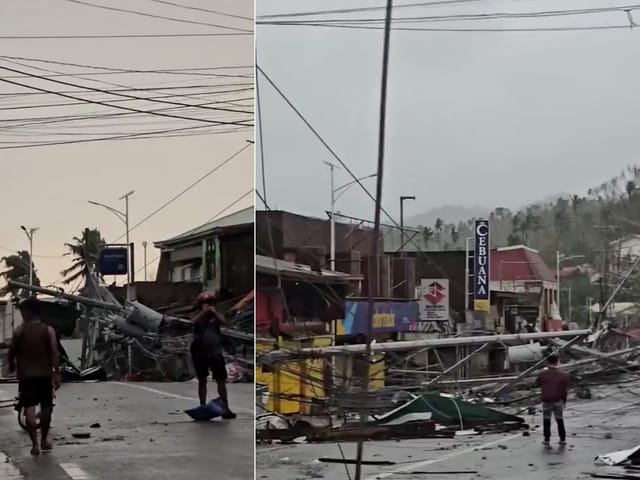 5 dead as storm Opong slams eastern Philippines: Dawn videos reveal ...
