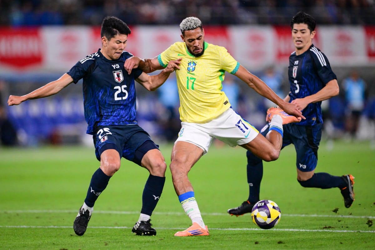 Japan roar back in Tokyo to beat Brazil for first time