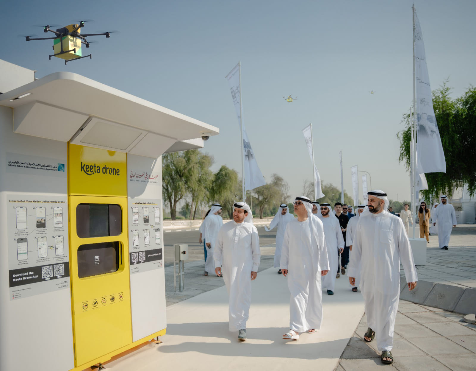 Drone delivery takes flight in Nad Al Sheba as Dubai launches smart ...