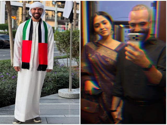 UAE influencer Khalid Al Ameri hints at relationship with Sunainaa ...