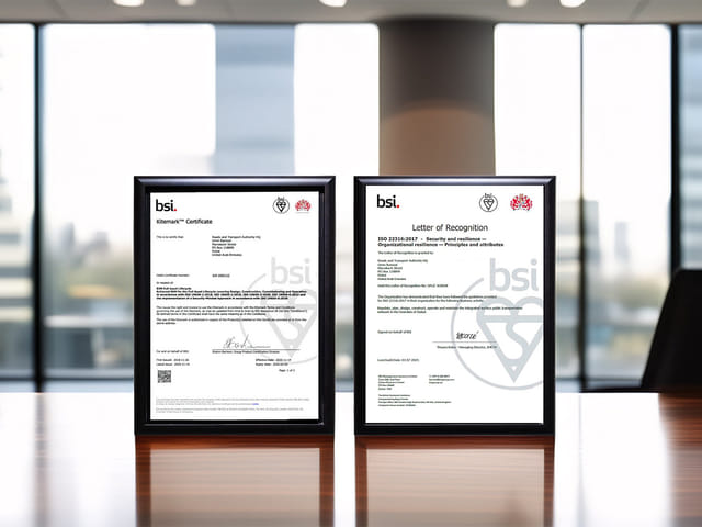 RTA Dubai Secures International Recognition for Crisis Preparedness and ...