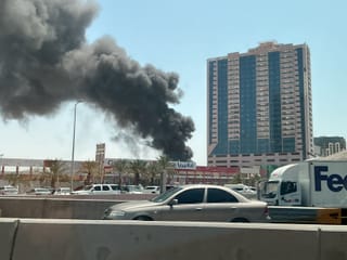 UAE: Major fire in Sharjah Industrial Area swiftly contained, no ...