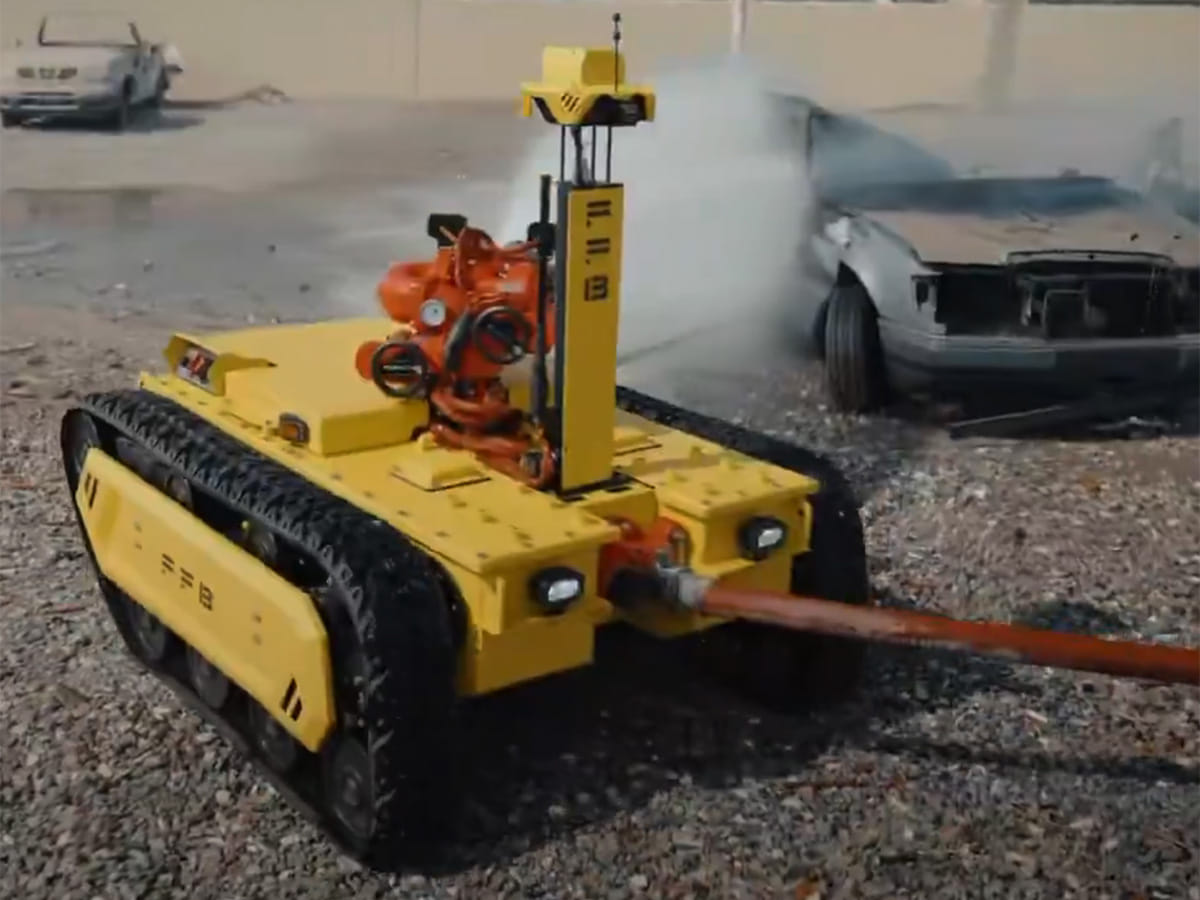 Sharjah Civil Defence deploys advanced firefighting robots to tackle ...