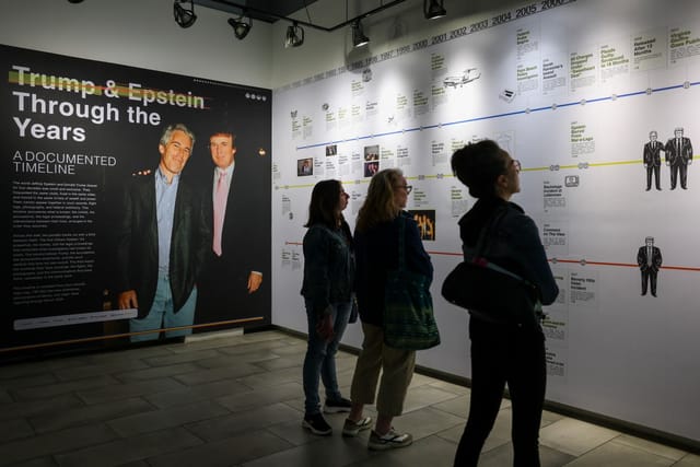 Epstein Files Pop-Up Exhibit in New York Displays All 3.5 Million DOJ ...