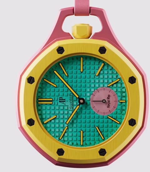 Royal Pop by Audemars Piguet and Swatch: Pop Art Royal Oak Collab ...