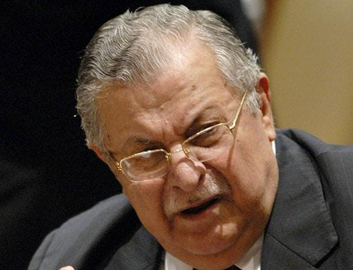 Iraq's Talabani says will not sign Aziz death order
