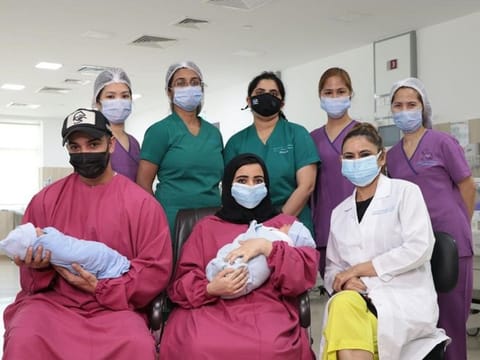 26-week-old premature twins born to Emirati couple in Dubai fight back ...
