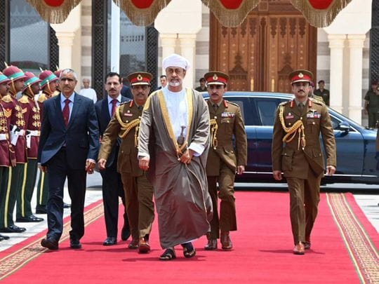 Oman’s Sultan embarks on first official visit to Egypt