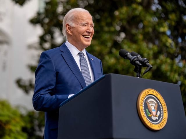 US President Biden celebrates 81st birthday with jokes