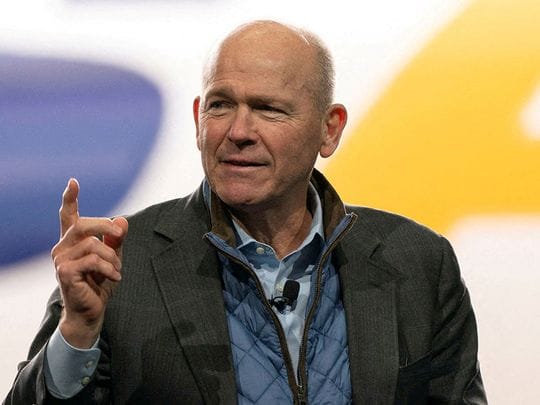 Departing Boeing CEO Dave Calhoun's gets nearly $33 million in 2023 ...