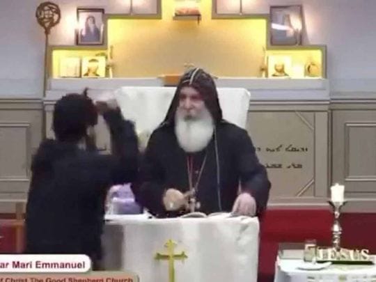 'You are my son': stabbed Sydney bishop forgives attacker