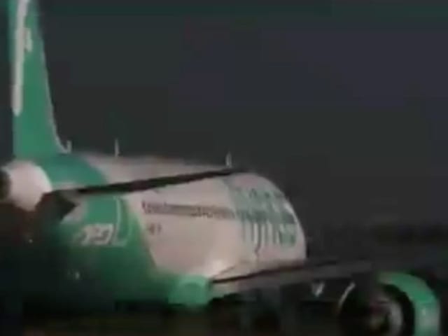 King Khalid International Airport: Flynas aircraft veers off runway ...