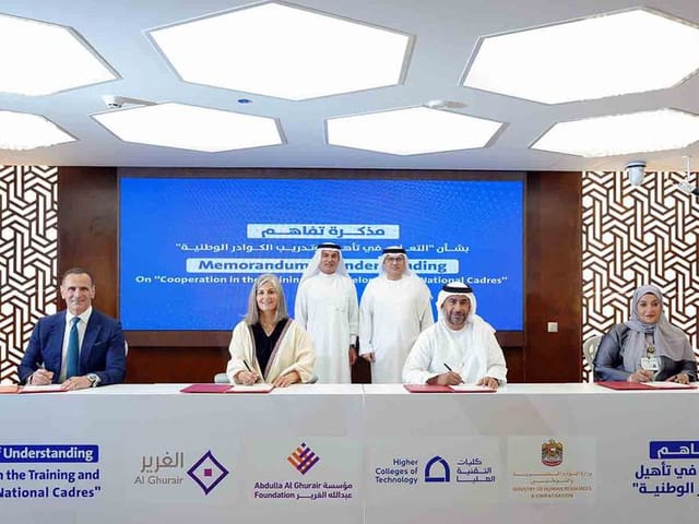 New initiative launched to train Emiratis and provide hundreds of jobs ...
