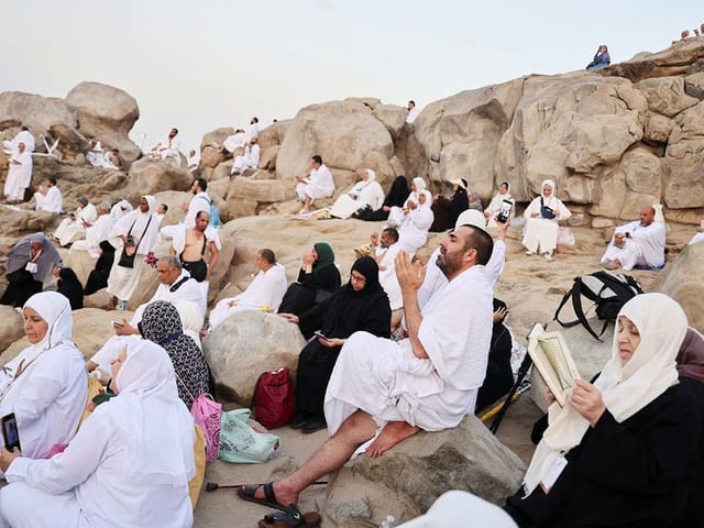 Video: Pilgrims pray on Mount Arafat in Hajj climax