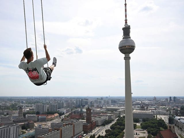 'Flying over Berlin' on Europe's highest swing: The ultimate bucket ...