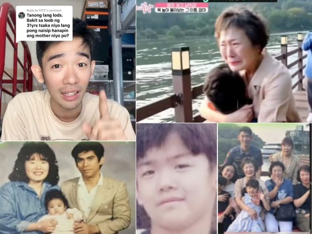 Filipino cop reunites with Korean mum after 31 years